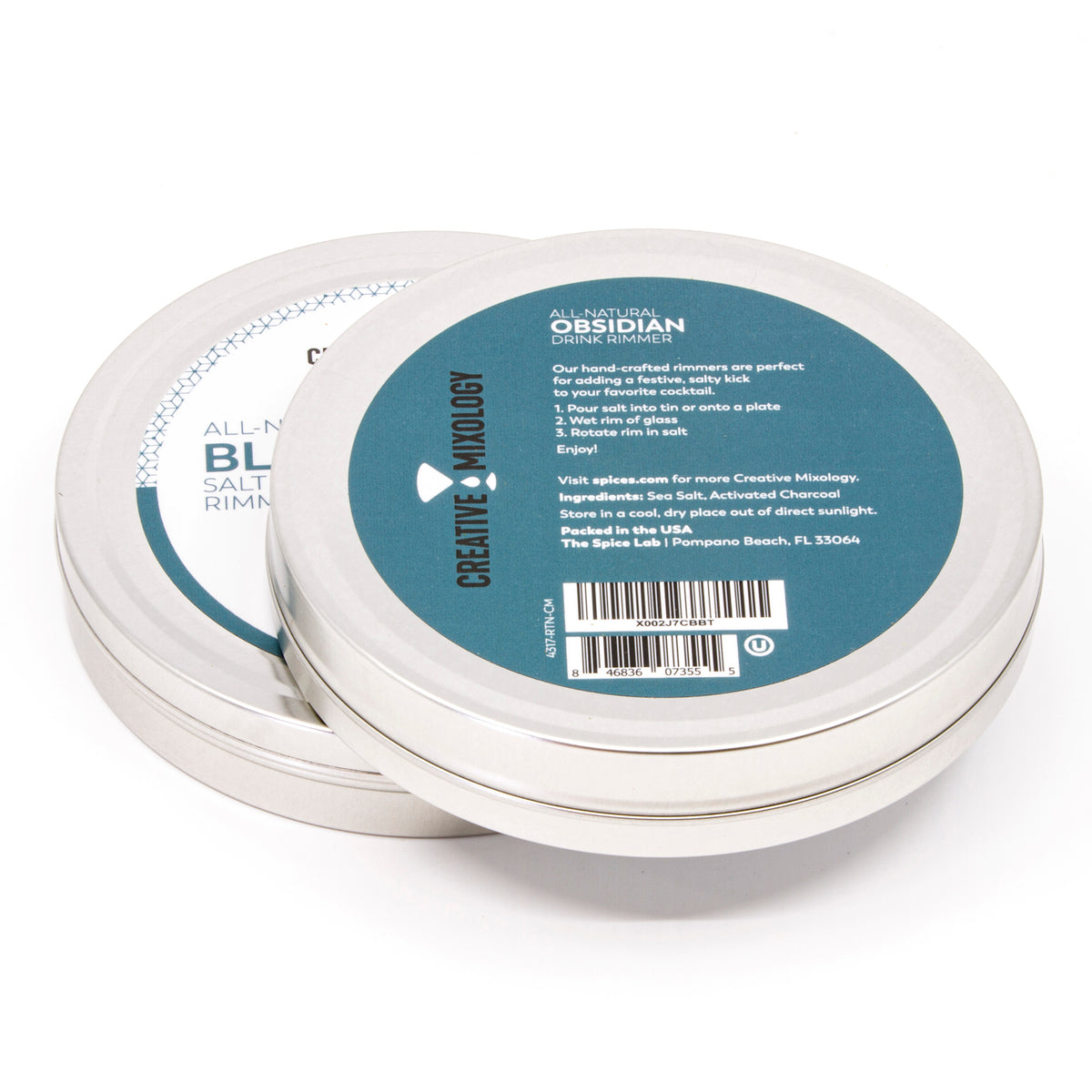 All-Natural Black Obsidian Salt Cocktail Rimmer – The Spice Lab